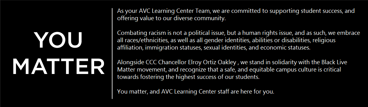 Learning Center | Antelope Valley College
