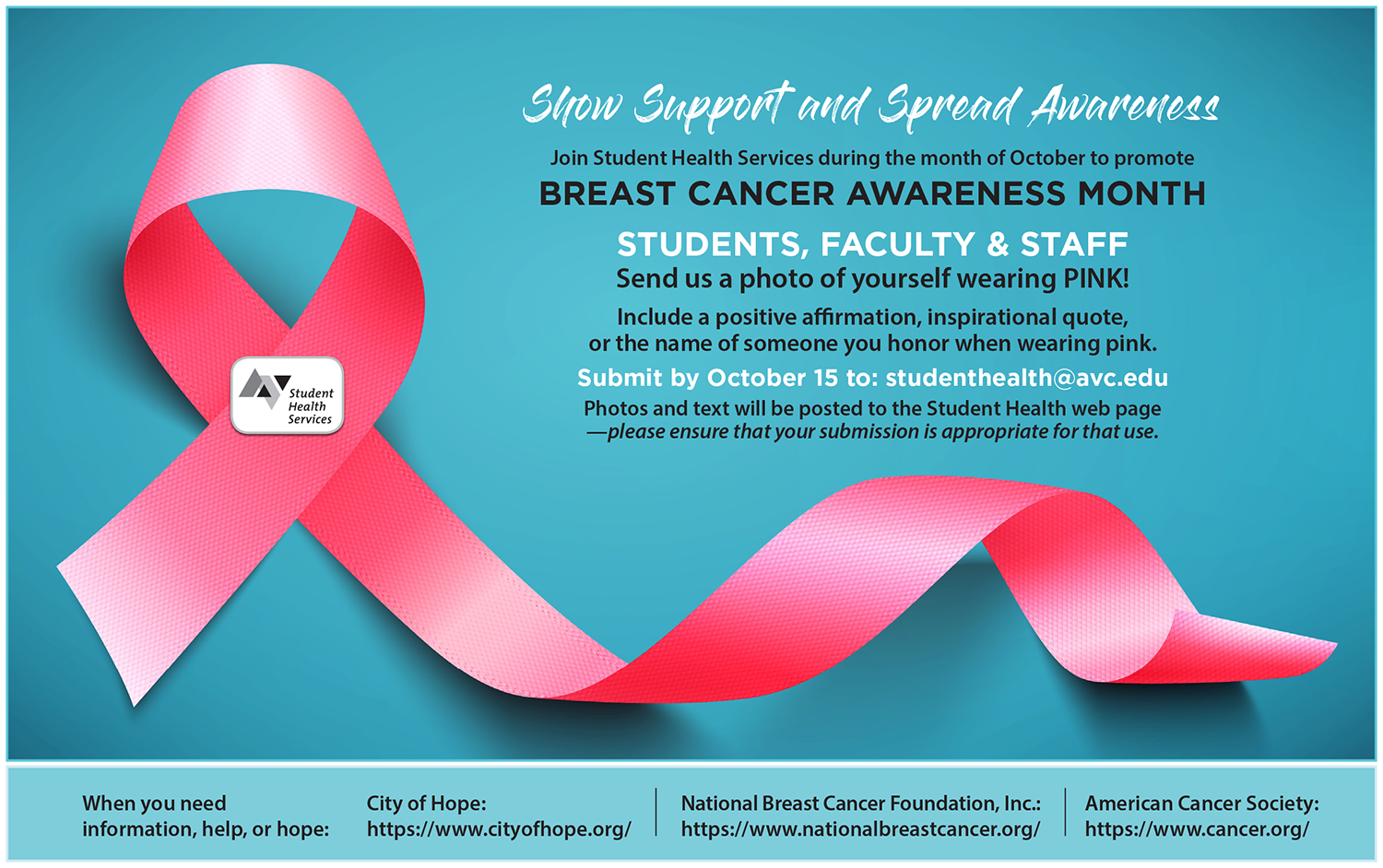 Breast Cancer Awareness Month Antelope Valley College